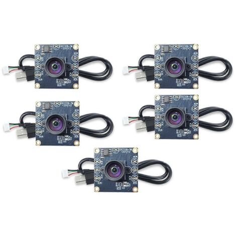 Module caméra USB 5PCS 100° OV9732 720P avec câble de 2 m
