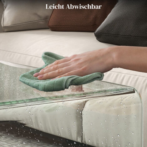 Table basse en verre stable design sobre meuble transparent salon ...