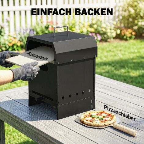 Four à pizza double niveau anti-perte de chaleur pour cuisson réussie ...