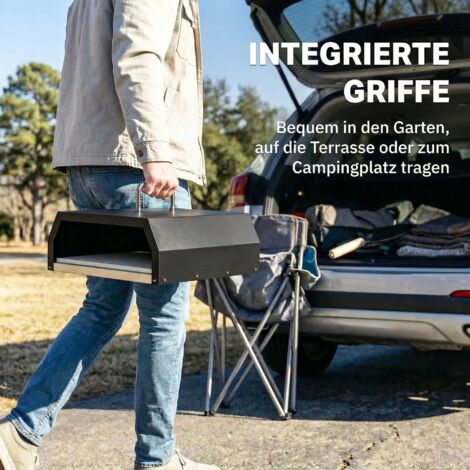 Four à pizza double niveau anti-perte de chaleur pour cuisson réussie ...