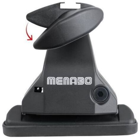 Barres de toit Menabo Omega Plus en alu pour Hyundai Accent IV 4 portes ...