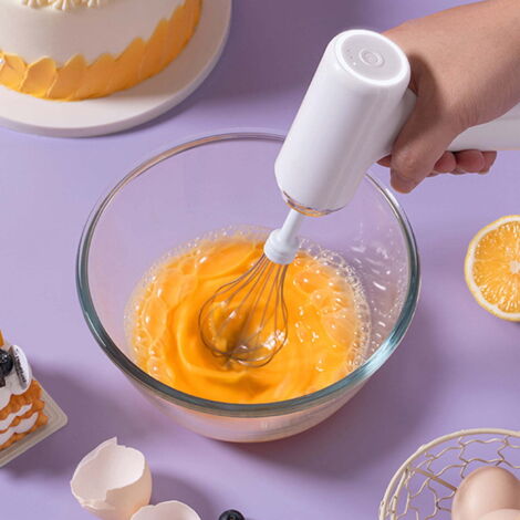 Cordless electric mixer, portable handheld electric mixer, suitable for ...