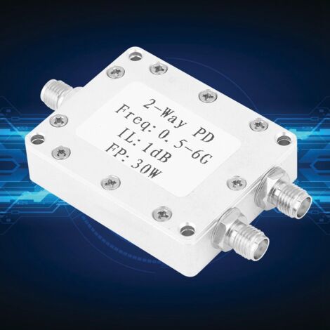 Diviseur de Signal RF 2 Voies 30W, Module de Distribution 0.5-6GHz
