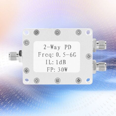 Diviseur de Signal RF 2 Voies 30W, Module de Distribution 0.5-6GHz
