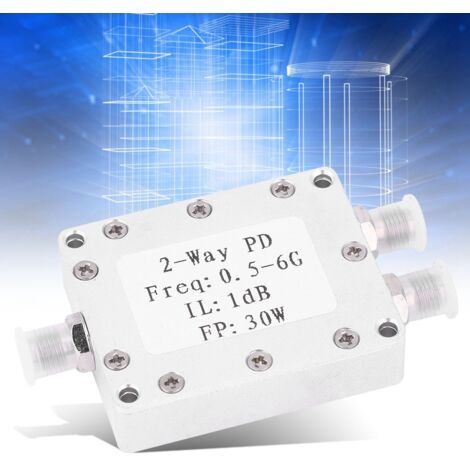 Diviseur de Signal RF 2 Voies 30W, Module de Distribution 0.5-6GHz