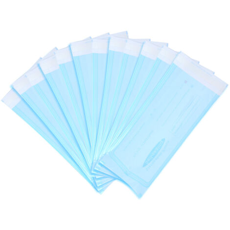 Sachet de stérilisation autoclave étanche en PVC transparent de 200 u ...