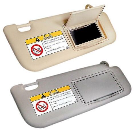 Pare-soleil intérieur beige droit anti-éblouissement Toyota Corolla ...