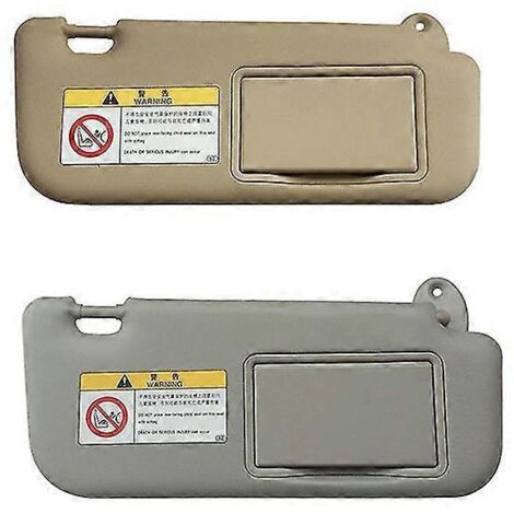 Pare-soleil intérieur beige droit anti-éblouissement Toyota Corolla ...