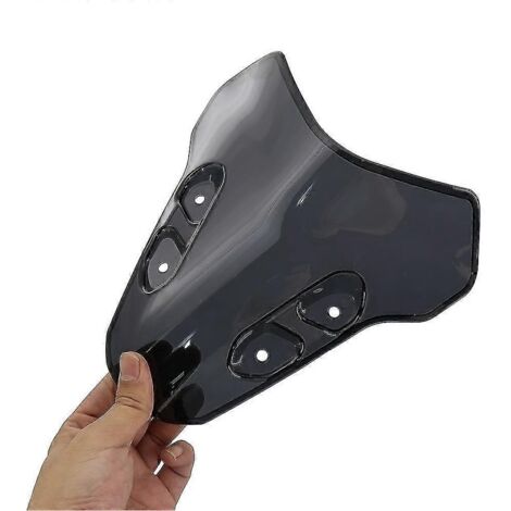 Pare-brise Yamaha MT-07 transparent double bulle reduit les turbulences ...