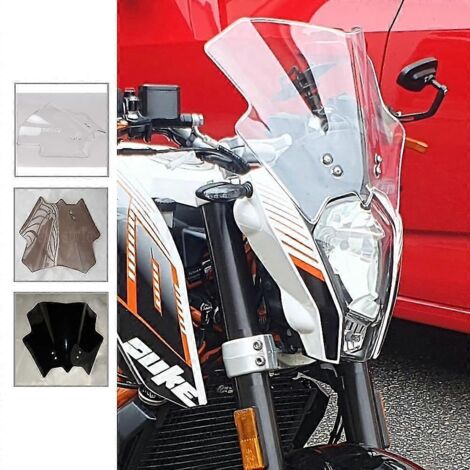 Bulle de protection et déflecteur d'air KTM Duke 125 200 390 visserie ...