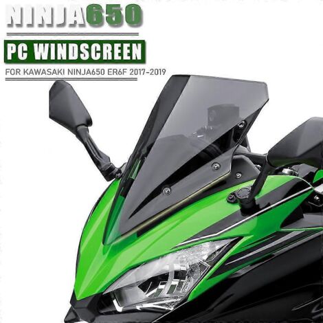 Pare-brise moto Kawasaki Ninja 650 EX650 2017 sport double bulle ...
