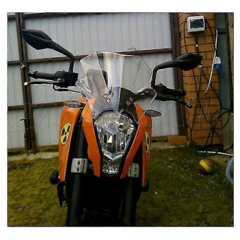 Saut-de-vent KTM Duke 200 double bulle Noir Iridium protection air ...