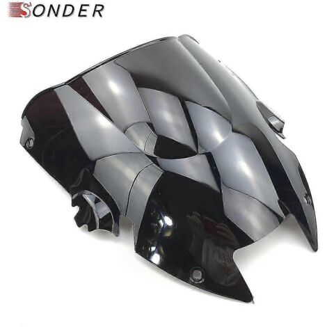 Pare-brise moto double bulle pour Honda VTR1000F saute-vent fume ...