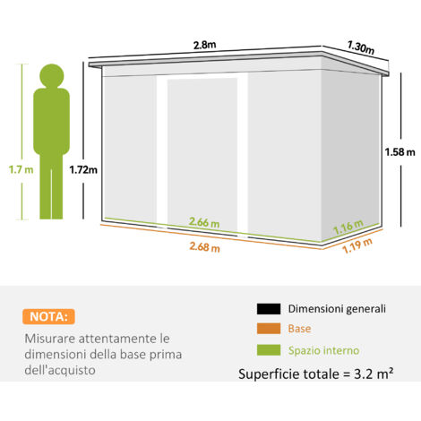 Grande boîte de rangement extérieure en acier traité anti-corrosion ...