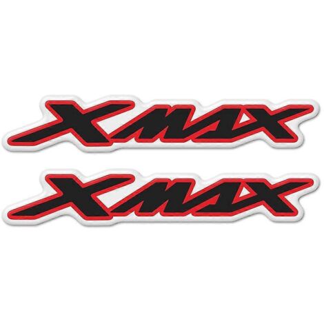 Protection adhésive Yamaha X-Max 300 et 125 kit stickers rouge 6 ...
