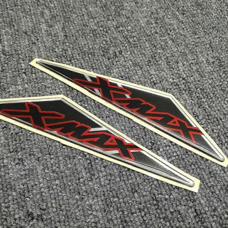 Protection adhésive Yamaha X-Max 300 et 125 kit stickers rouge 6 ...