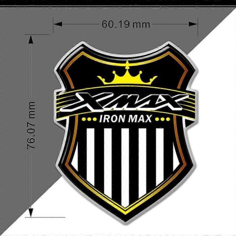 Protection adhésive Yamaha X-Max 300 et 125 kit stickers rouge 6 ...