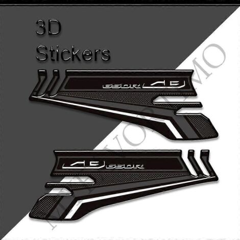 Kit autocollants de reservoir CB650R Honda protection moto CB650R9 noir ...