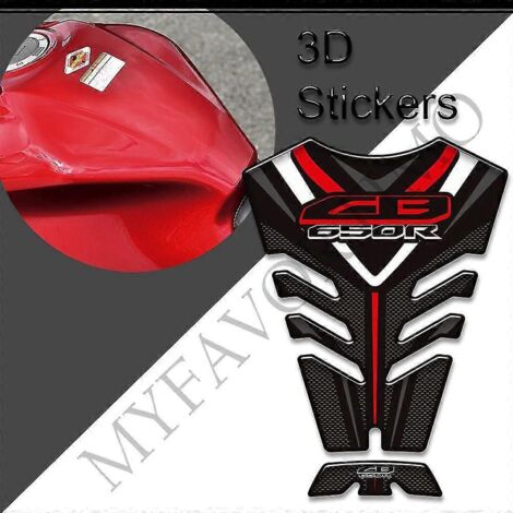 Kit autocollants de reservoir CB650R Honda protection moto CB650R9 noir ...