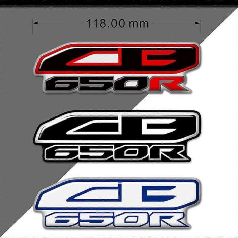 Kit autocollants de reservoir CB650R Honda protection moto CB650R9 noir ...