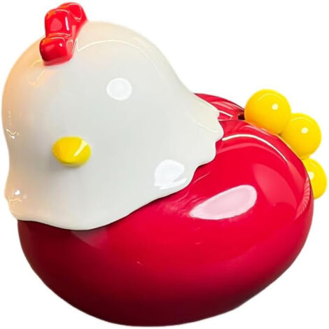 Porte-cure-dents en Céramique Poule avec Couvercle, Distributeur de ...