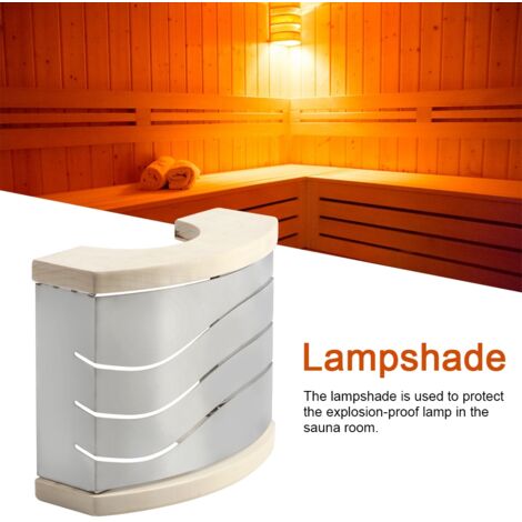 Abat-jour pour Lampe de Sauna et Hammam, Accessoire Éclairage Cabine de ...