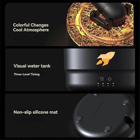 Humidificateur d'air ultrasonique compact et diffuseur de parfum B ...