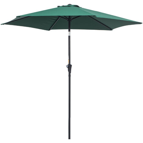 Ombrellone orientable 2.6x2.4 m toile polyester et mat aluminium ...