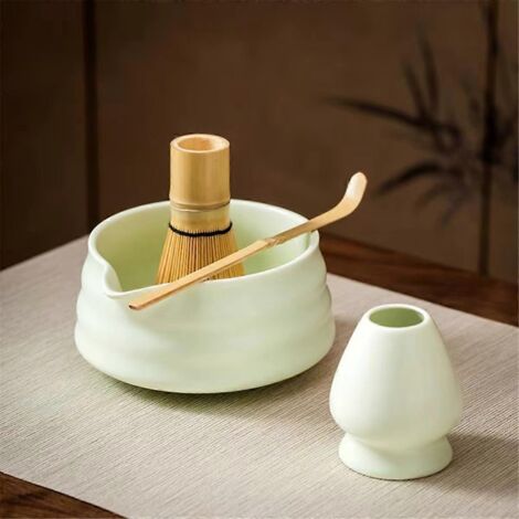 Set de Matcha japonais bol céramique pour méditation et yoga 2 pièces ...