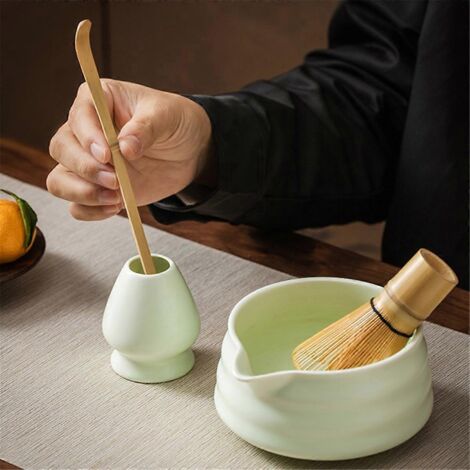 Set de Matcha japonais bol céramique pour méditation et yoga 2 pièces ...