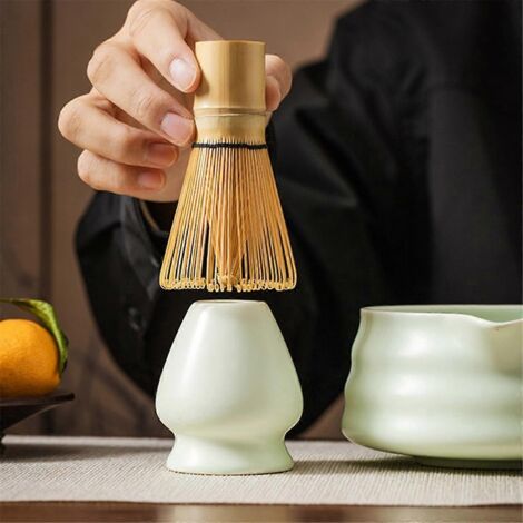 Set de Matcha japonais bol céramique pour méditation et yoga 2 pièces ...