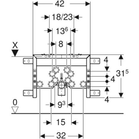Bidetmodul - Geberit Combifix
