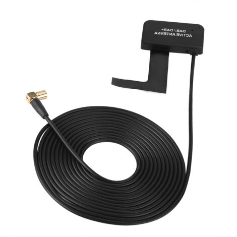 DAB/DAB+ Digitale Autoantenne mit Glashalterung und SMB-Anschluss ...