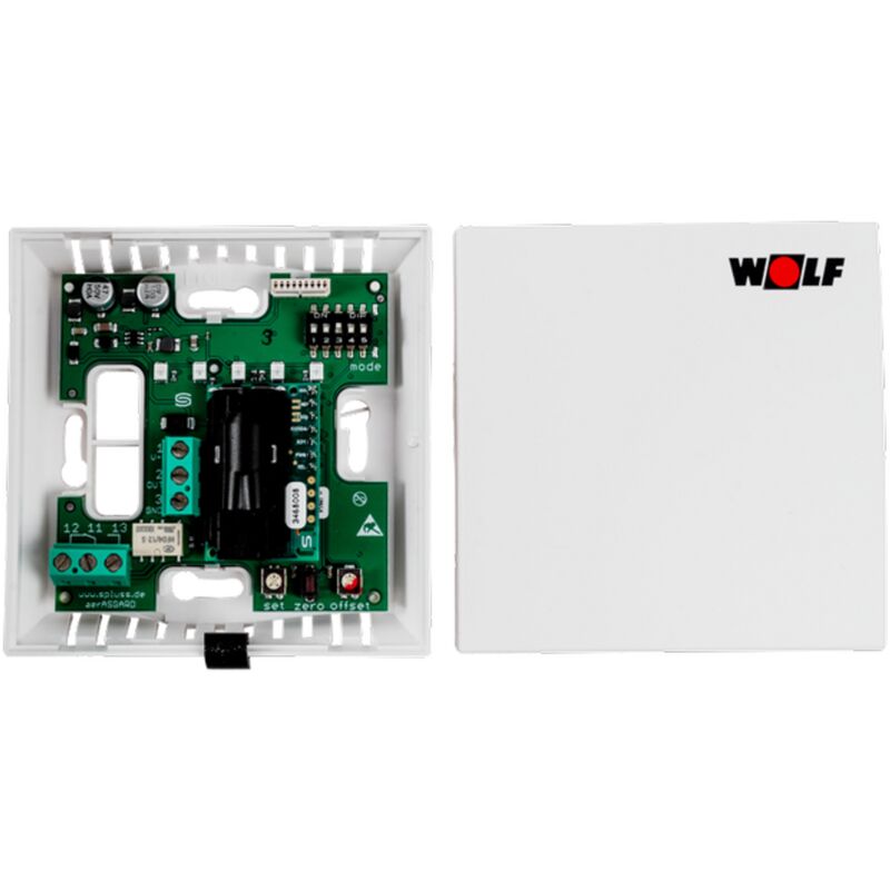 Wolf Sensor de CO2 Montaje en superficie, señal de salida 0-10V, 2744854