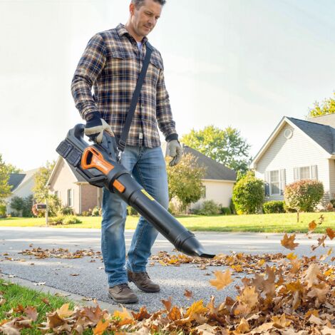 Aspirateur de feuilles sans fil turbo 162km/h autonomie prolongée ...