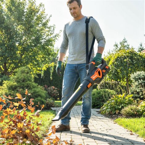 Aspirateur de feuilles sans fil turbo 162km/h autonomie prolongée ...