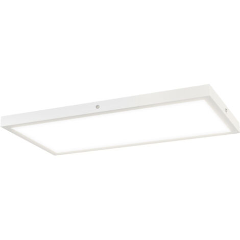 Lot de 4 plafonniers LED régables DIP commutateur mural blanc 60x30 cm ...