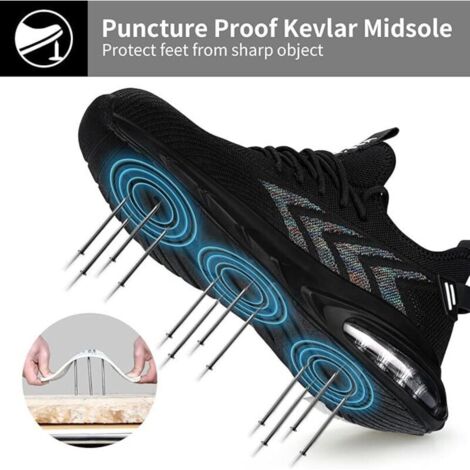 Chaussures securite homme anti perforation basket acier travail T41 ...