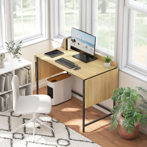 Table informatique pliante gain de place pour deux moniteurs de PC ...