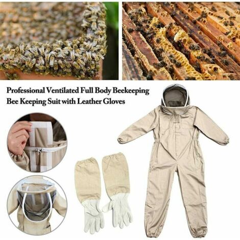 Tenue d'apiculture XL protection guêpes et frelons couleur café ...