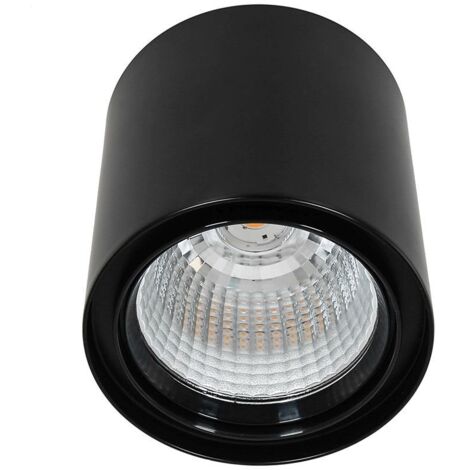 Spot LED en saillie 40W Luna Noir Italux WG706RBKWW70 salon design ...