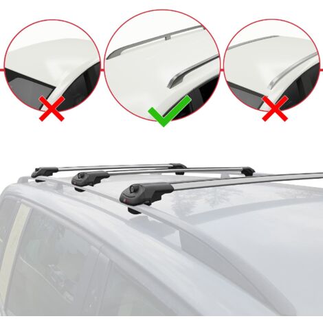 Barres de toit anti-sifflement pour Chevrolet Suburban 2007-2014 alu ...
