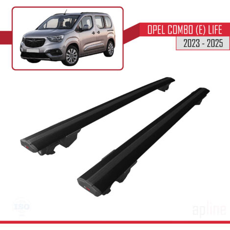 Railing porte-bagages Opel Combo E Life 2023-2026 pour coffre de toit ...