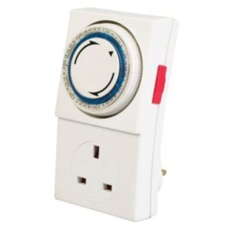 Basix 24h Mechanical Plug In Timer