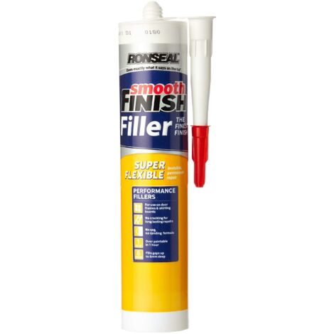 Ronseal Smooth Finish Super Flexible Filler Cartridge 300ml RSLSFF300ML