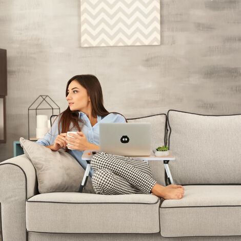 Relaxdays Laptoptisch für Bett & Couch, HxBxT: 26 x 63 x 40 cm ...