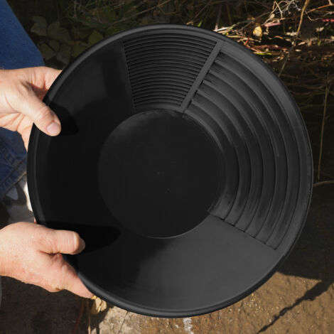 Relaxdays Batée d'orpaillage, en lot de 2, 3 zones, en plastique, H x D ...