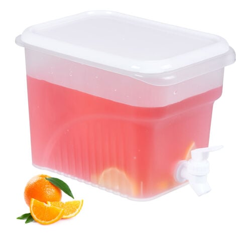 Relaxdays Distributeur de boissons, 4,8 litres, avec robinet ...