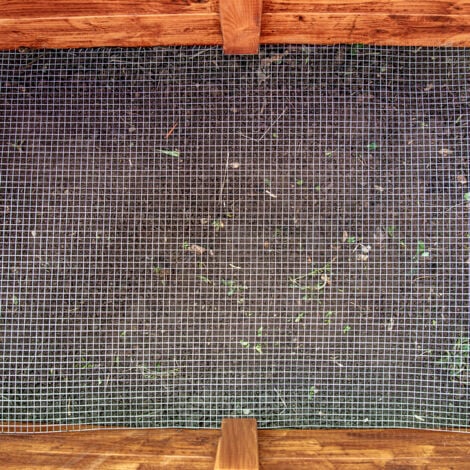 Relaxdays Grillage à lapins ou poules, en acier recouvert de zinc ...