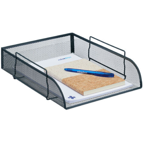 Relaxdays Range-documents, empilable, range-lettres pour format A4, HLP ...